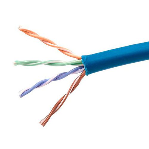 Monoprice | Cat5e 1000ft Blue CMP UL Bulk Cable, TAA, UTP, Solid, 24AWG ...