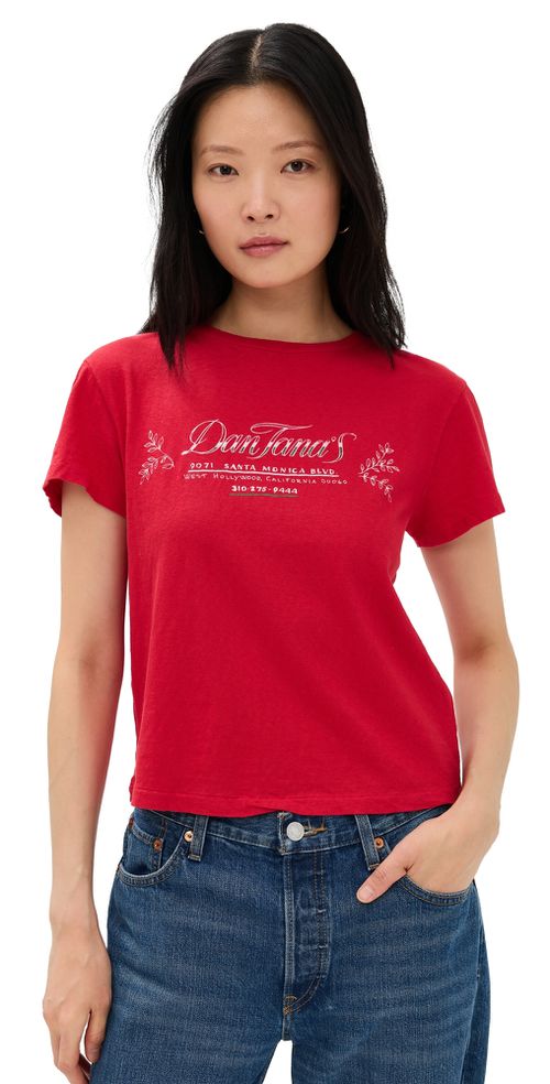 RE/DONE | Dan Tanas Classic Tee Red | Realry