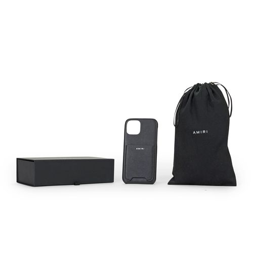 Amiri | NAPPA IPHONE 12 BLACK PHONE CASE | Realry