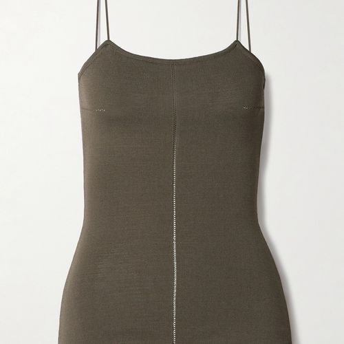 Lemaire | Knitted Tank - Army green | Realry
