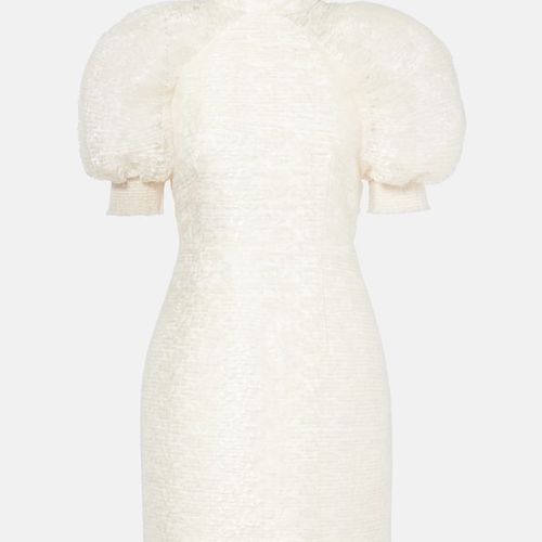 ROTATE | Rotate Bridal pleated lace minidress | Realry