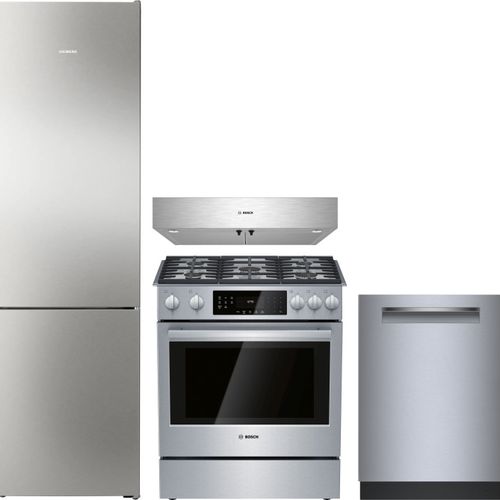 Bosch | Bosch 800 4 Piece Kitchen Appliances Package with Bottom ...