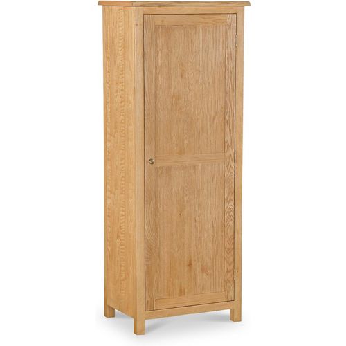 Roseland Furniture | Lanner Oak Single Door Wardrobe | Narrow Full ...