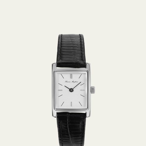 Heaven Mayhem | Mini Icon Watch with Leather Strap, Silver | Realry