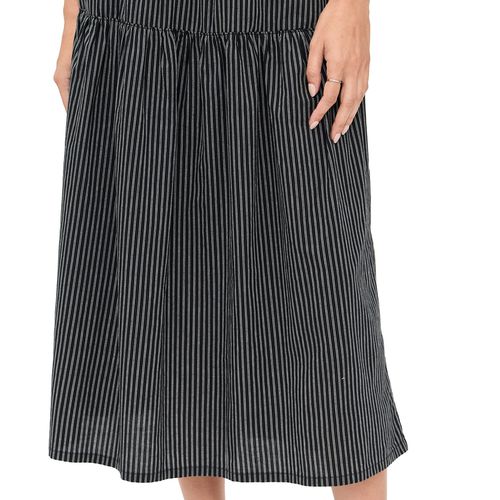 perfectwhitetee | Arielle Long Skirt Black Stripe | Realry