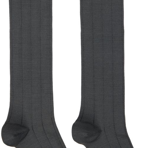 Ami Alexandre Mattiussi | Gray silk socks