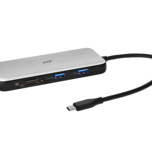 Monoprice | 8-in-1 Dual HDMI 4K@60Hz Dock with 10Gbps USB Ports, PD Max ...