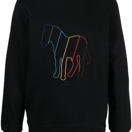 Paul Smith | graphic-print sweatshirt - Black | Realry