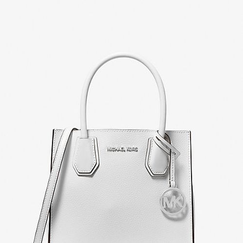 Michael Kors | Mercer Medium Pebbled Leather Crossbody Bag | Realry