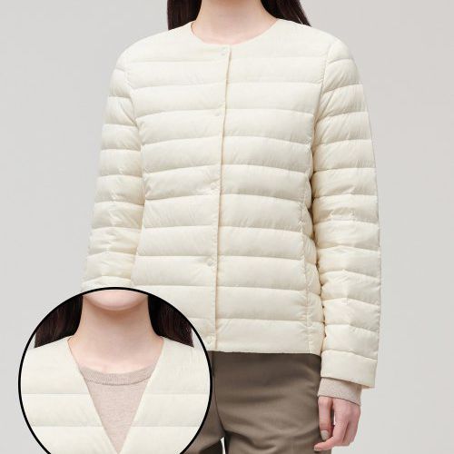 musinsastandard | WOMENS TRANSFORM ROUND NECK LIGHT DOWN JACKET | Realry