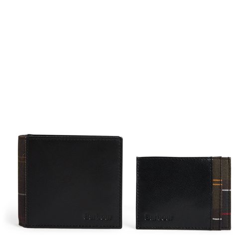 Barbour | Leather Embossed Wallet Gift Set | Realry