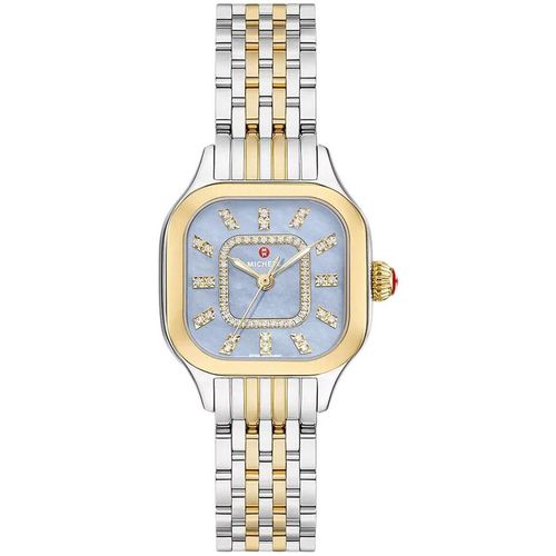 Michele | Meggie Quartz Diamond Blue Dial Ladies Watch MWW33B000015 ...