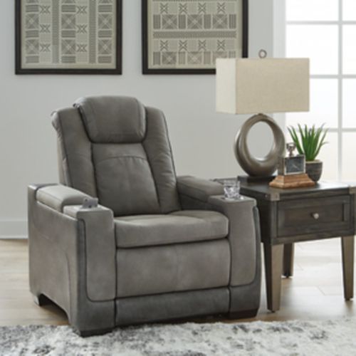 Ashley | Next-Gen DuraPella Performance Fabric Dual Power Recliner ...
