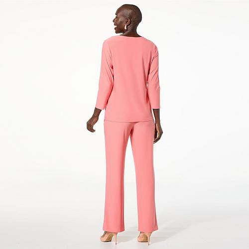 Antthony Design Originals | 2-piece Asymmetrical Top and Pant Set ...