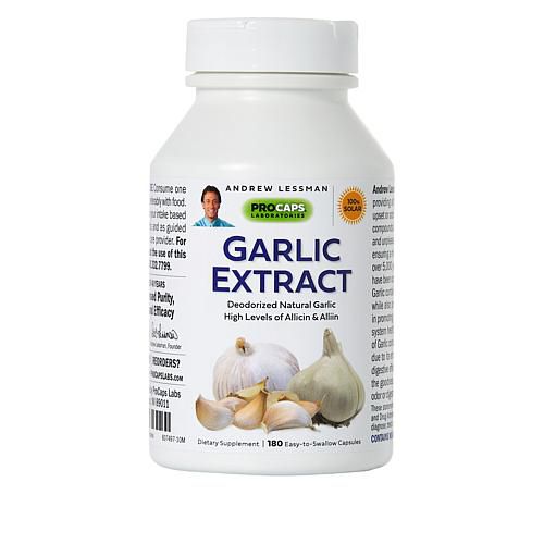 Andrew Lessman | Garlic Extract 180 Capsules | Realry