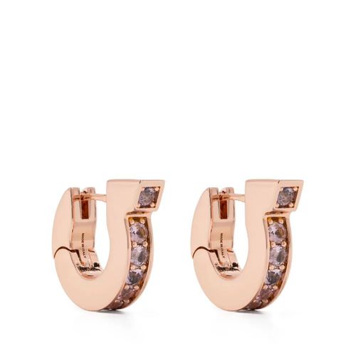 Salvatore Ferragamo | Ferragamo Gancini Crystals Earring | Realry