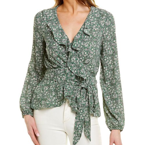 Max Studio | Wrap Ruffle Front Top | Realry