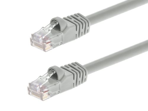 Monoprice | Cat6 3ft Gray Crossover Patch Cable, UTP, 24AWG, 550MHz, Pure Bare Copper, Snagless ...