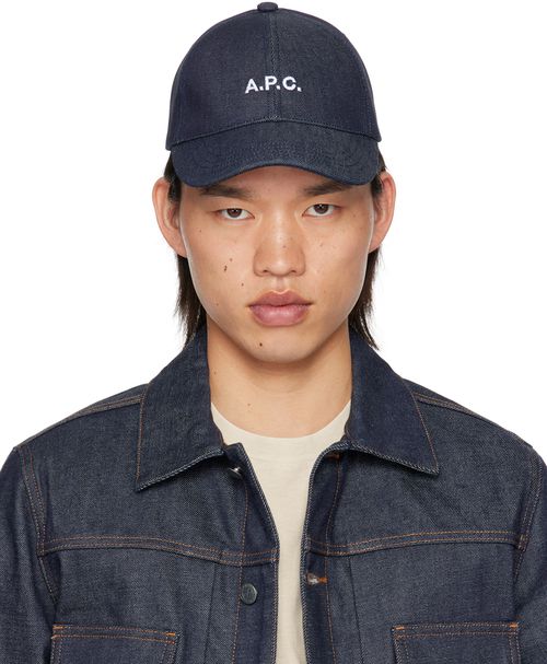 A.P.C | A.P.C. Indigo Charlie Baseball Cap | Realry