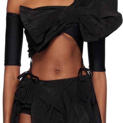 Pushbutton | Pushbutton Black Ribbon Bodysuit | Realry