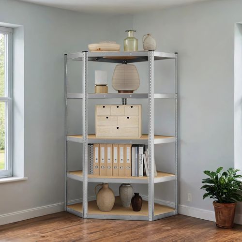 temu | TEMU 5-shelf Shelving Unit, Heavy Duty Shelving, Metal, Storage ...