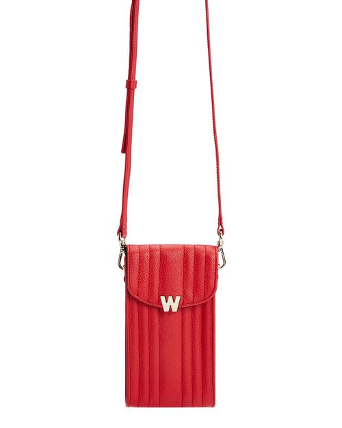 Wolf 1834 | Mimi Phone Case With Wristlet In Red