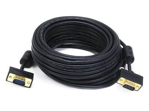 Monoprice | 35ft Ultra Slim SVGA Super VGA 30/32AWG M/M Monitor Cable ...