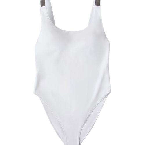 Brunello Cucinelli | Monili chain-embellished swimsuit | Realry