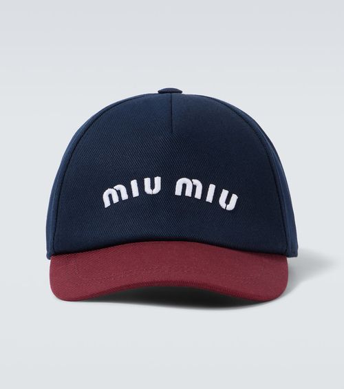 Miu Miu | Logo cotton drill baseball cap | Realry