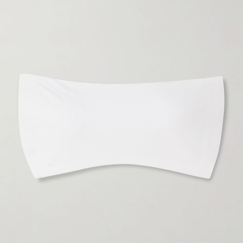 Commando | Double Take Lace-trimmed Stretch-jersey Bandeau Bra - White ...