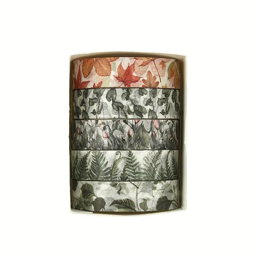 temu | TEMU 5 Rolls Of Scrapbooks And Washi Tape, Featuring A And ...