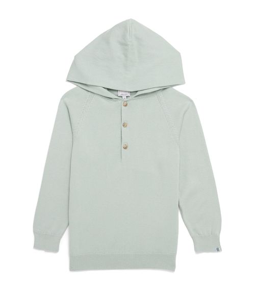 J & JOSH | Cotton Button-Up Hoodie | Realry