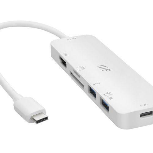 Monoprice | 6-in-1 USB-C Multiport 4K@60Hz HDMI Adapter | Realry