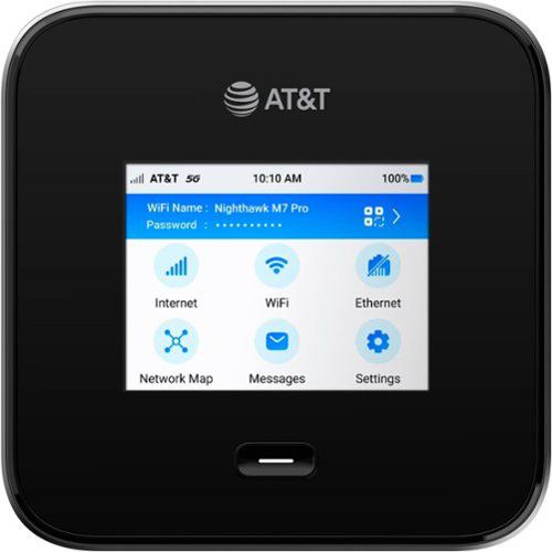 Netgear | Nighthawk M7 Pro WIFI 7 Mobile Hotspot - Black (AT&T) | Realry