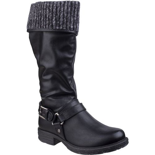 Divaz | Divaz Womens Monroe Tall Boot - Black Other Material/Textile ...