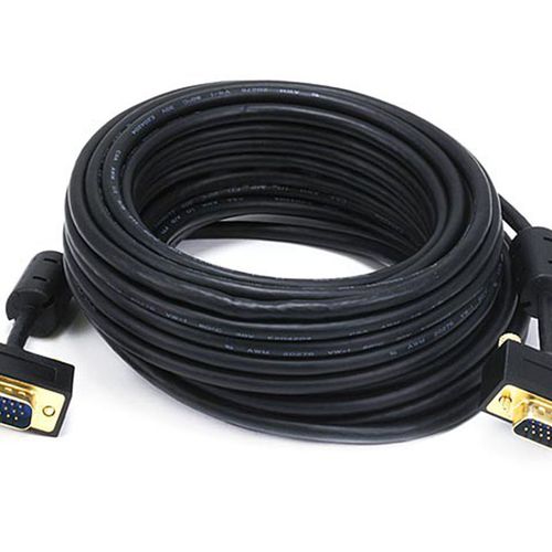 Monoprice | 35ft Ultra Slim SVGA Super VGA 30/32AWG M/M Monitor Cable ...