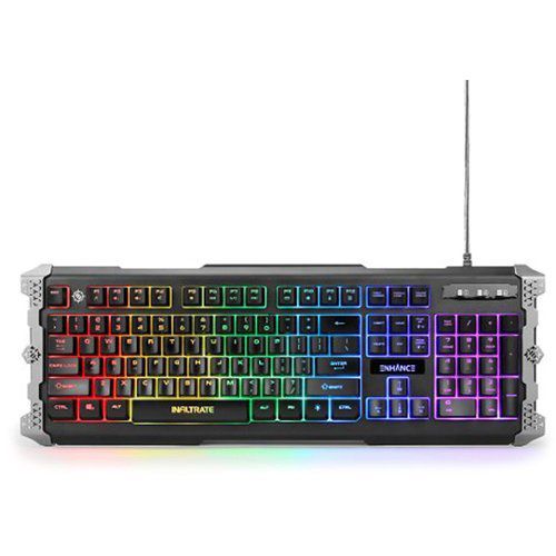 ENHANCE | Infiltrate Full-size Wired Membrane Hybrid Mechanical Gaming ...