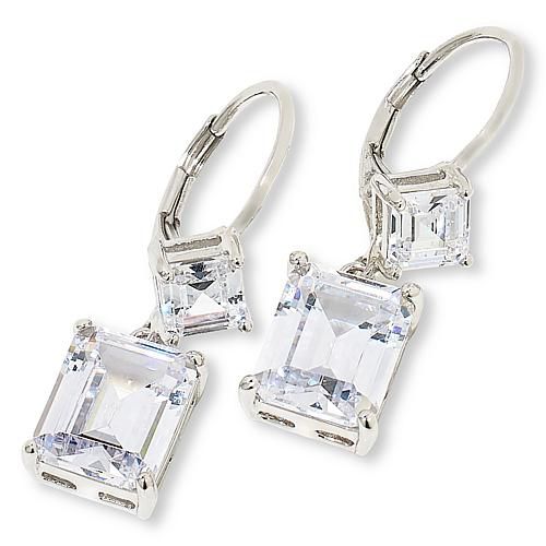 Radiance by Absolute | ™ Simulated Diamond Double Drop Leverback ...