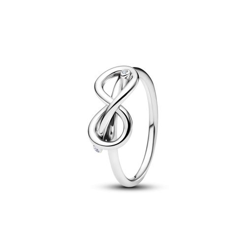 Pandora | Infinity Knot 14K Gold-Plated Ring - Sterling Silver | Realry