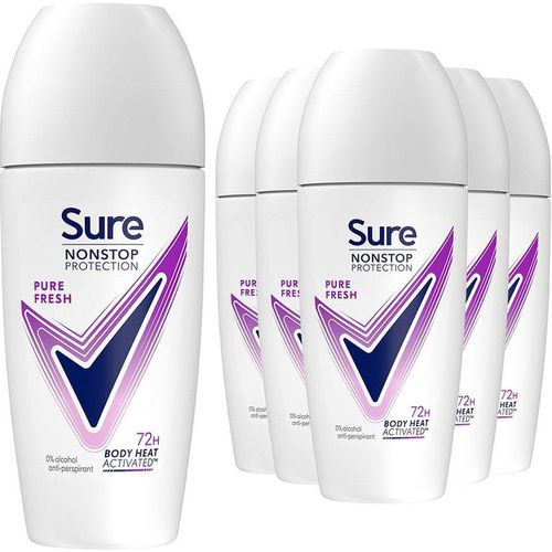 Sure | Sure Women's Motion Sense 'Deodorant Roll on' 72H, Pure Fresh ...