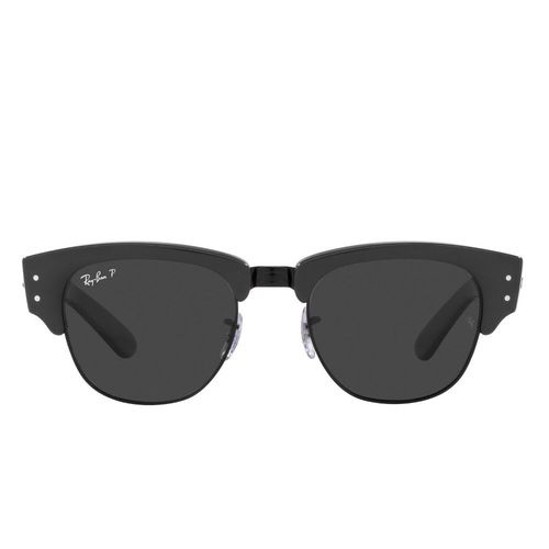 Ray-Ban | Mega Clubmaster logo-lettering sunglasses - Black | Realry