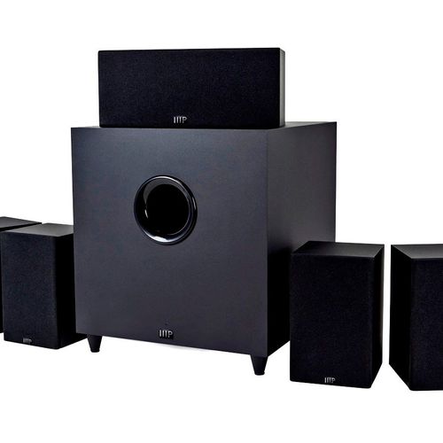 Monoprice | Premium 5.1-Channel Home Theater System with Subwoofer | Realry