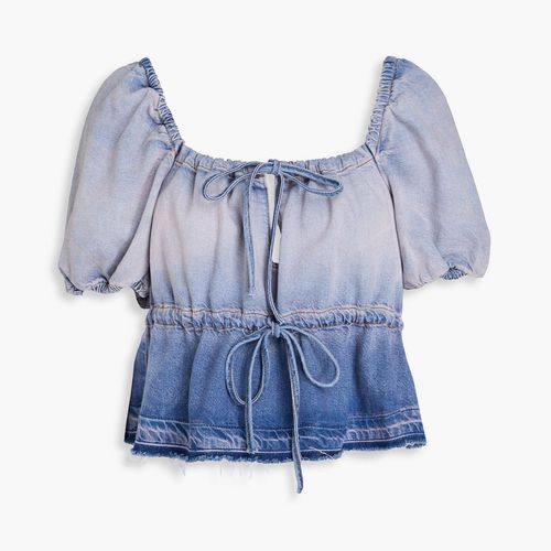 Ganni | GANNI - Dégradé denim top - Blue - DE 42 | Realry
