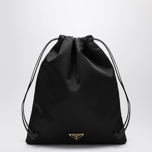 Prada | Black pouch in Re-Nylon with logo | Realry