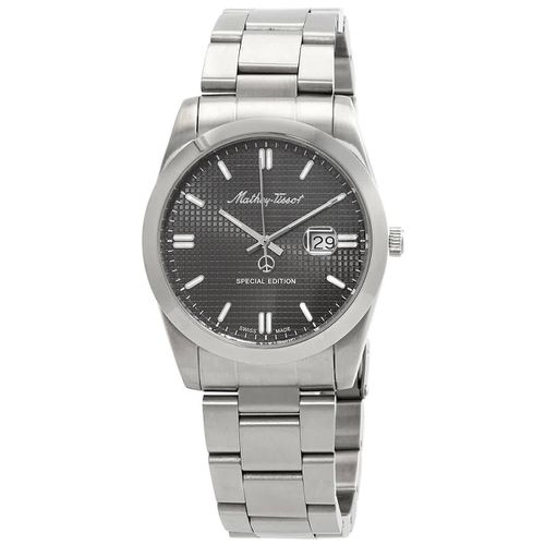 Mathey-Tissot | Mathy Chess Quartz Grey Dial Mens Watch H452AS | Realry