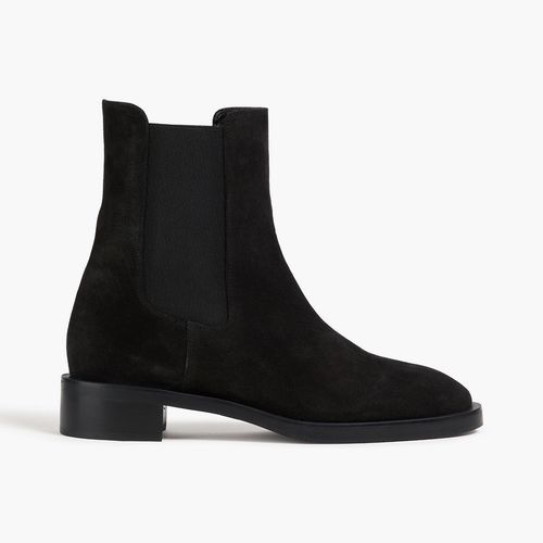 Stuart Weitzman | Lenora suede Chelsea boots - Black - EU 38.5 | Realry