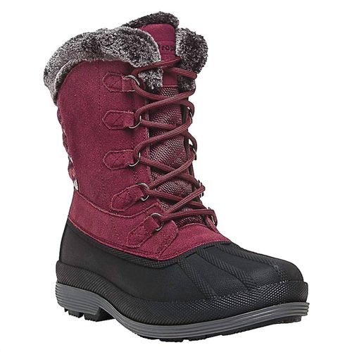 Propet | Women's Lumi Tall Lace Booties In Berry | Realry