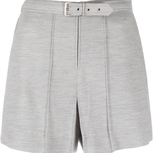 Maison Margiela | high-rise tailored shorts - Grey | Realry