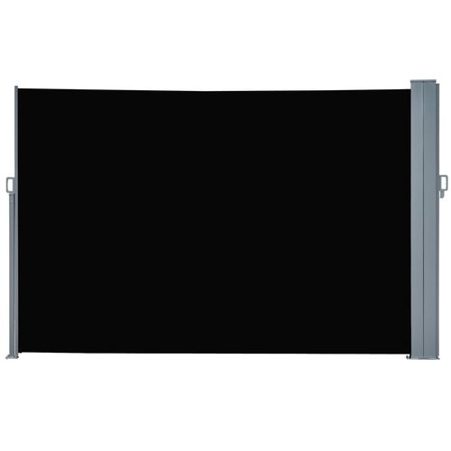 Outsunny | 20' Double Retractable Patio Side Awning Garden Sun Shade ...