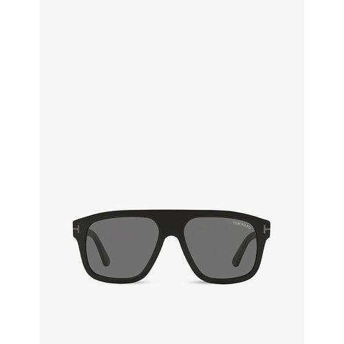 Tom Ford | Mens Black FT0777-N 56 Thor Square-frame Acetate Sunglasses ...